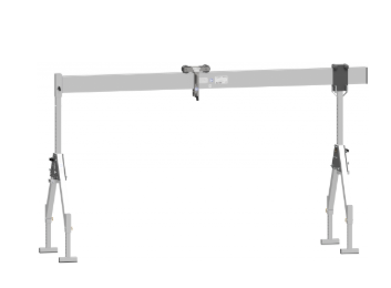 Feltes Portalkran Aluminium hopfällbar modell Mini WLL 0-1.5T ...
